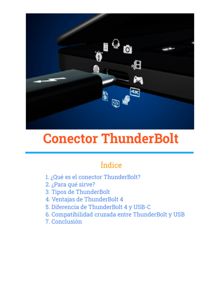 Conector Thunderbolt | PDF