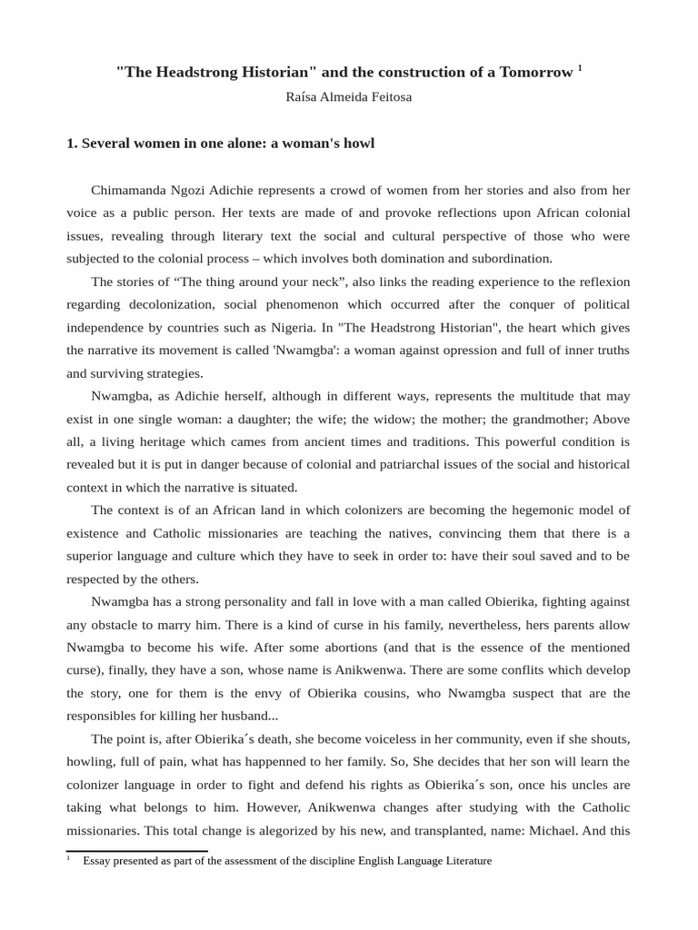 The Headstrong Historian: Voices of Decolonization | PDF | Social ...