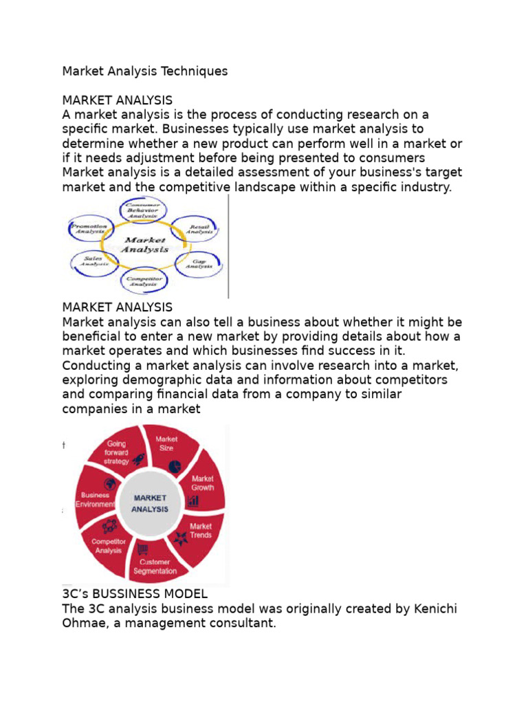 Market Analysis Techniques | PDF | Marketing | Business