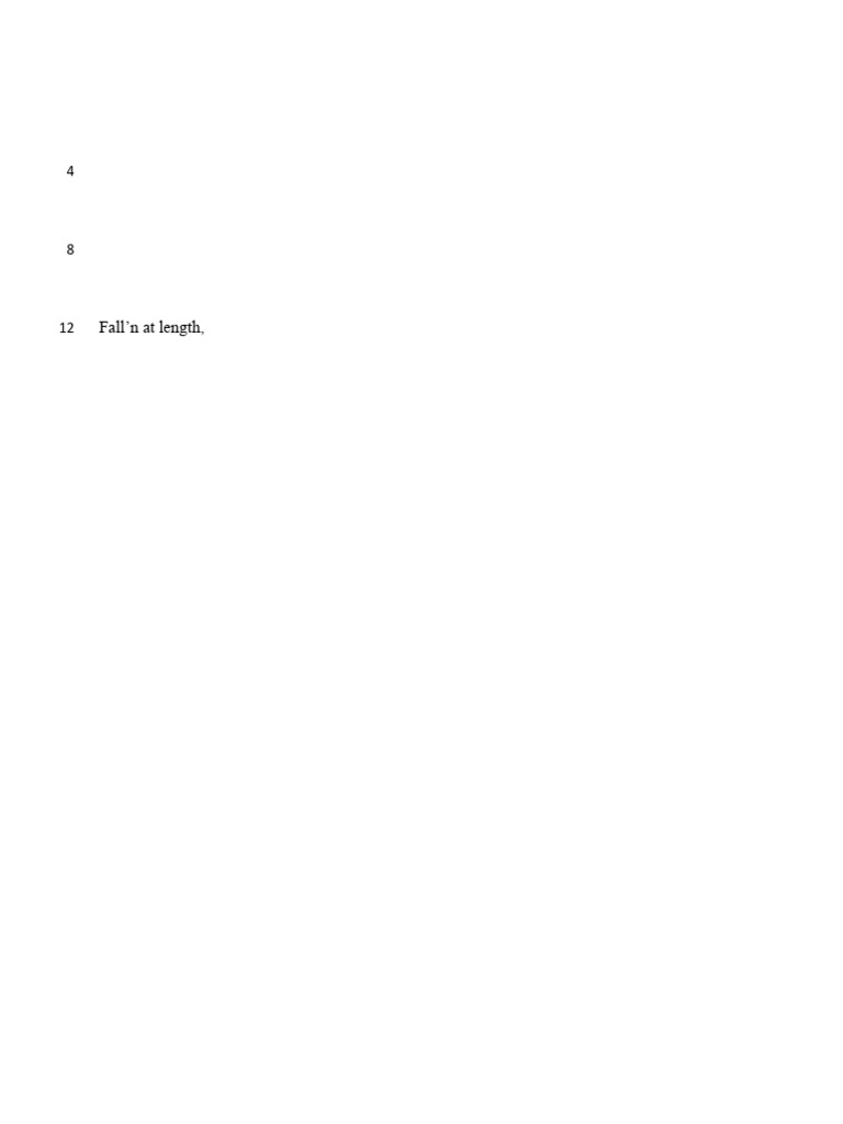 Poem Mock 2 - The Oak | PDF