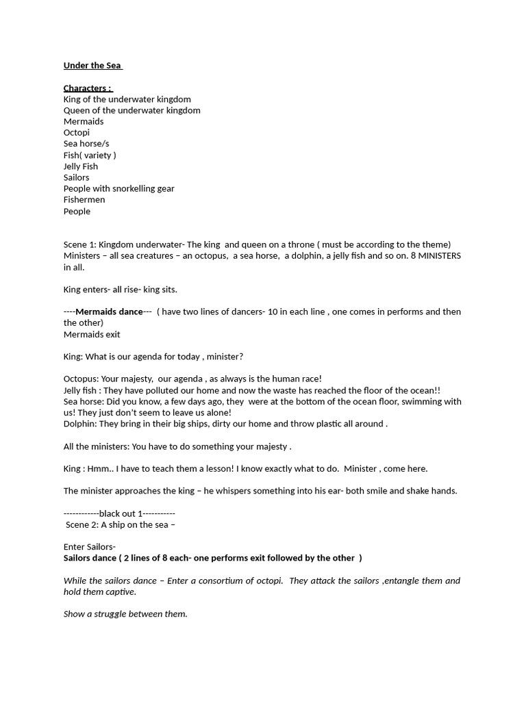 concert script | PDF