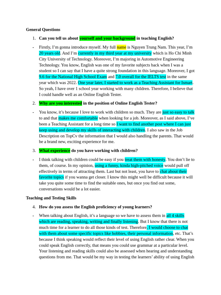 General Questions | PDF