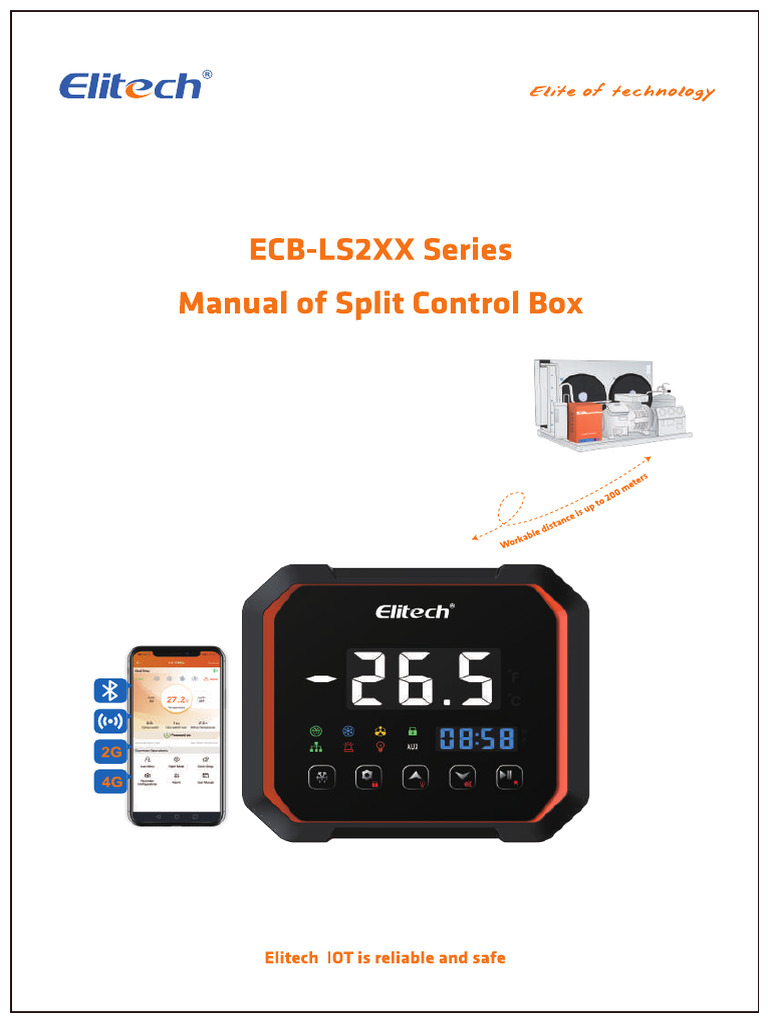 Elitech ECB-LS230 Split Electric Control Panel Board User Manual ...