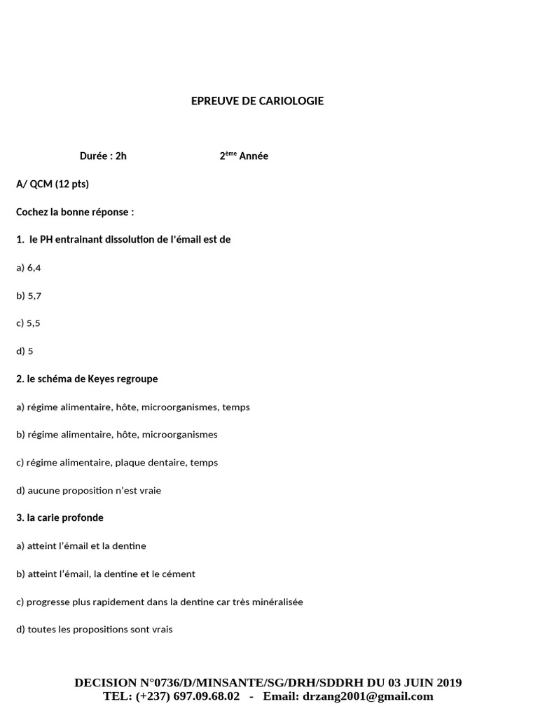 CARIOLOGIE | PDF