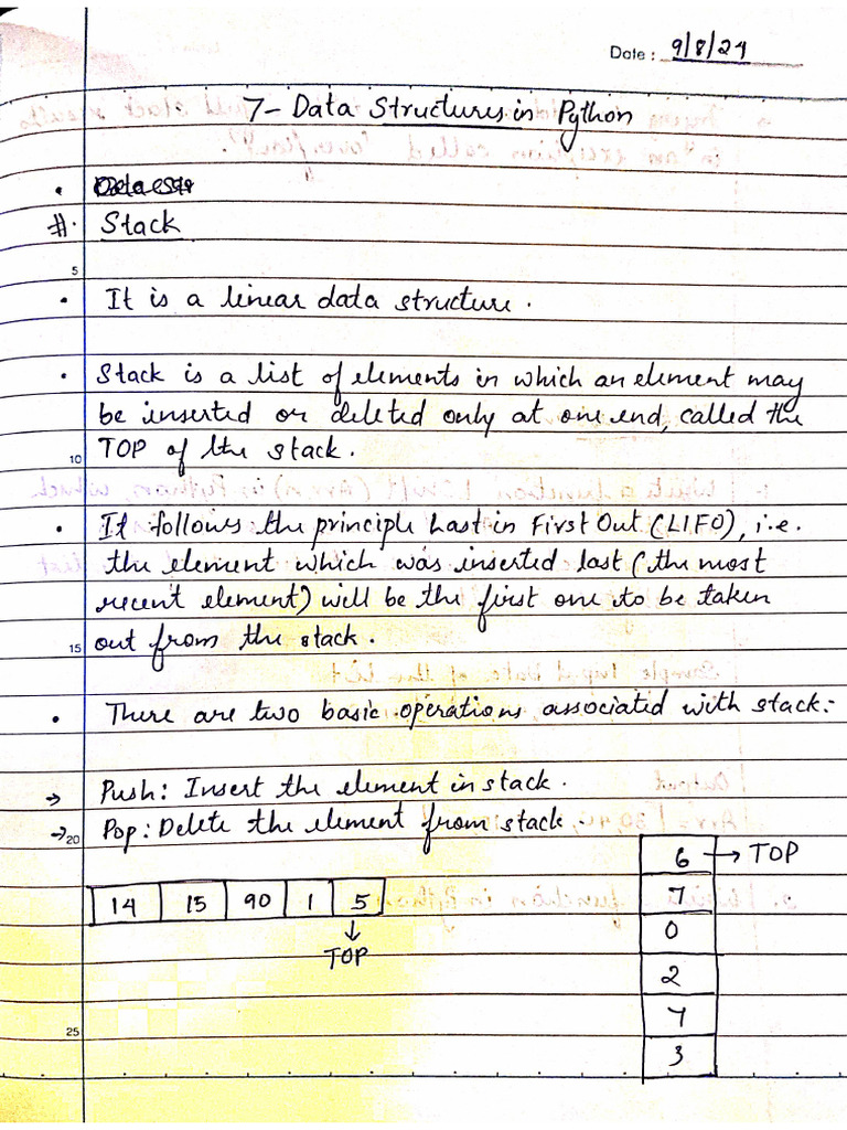 Stacks Class 12 | PDF