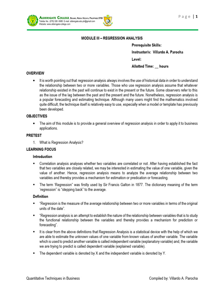 Module III - Ra | PDF