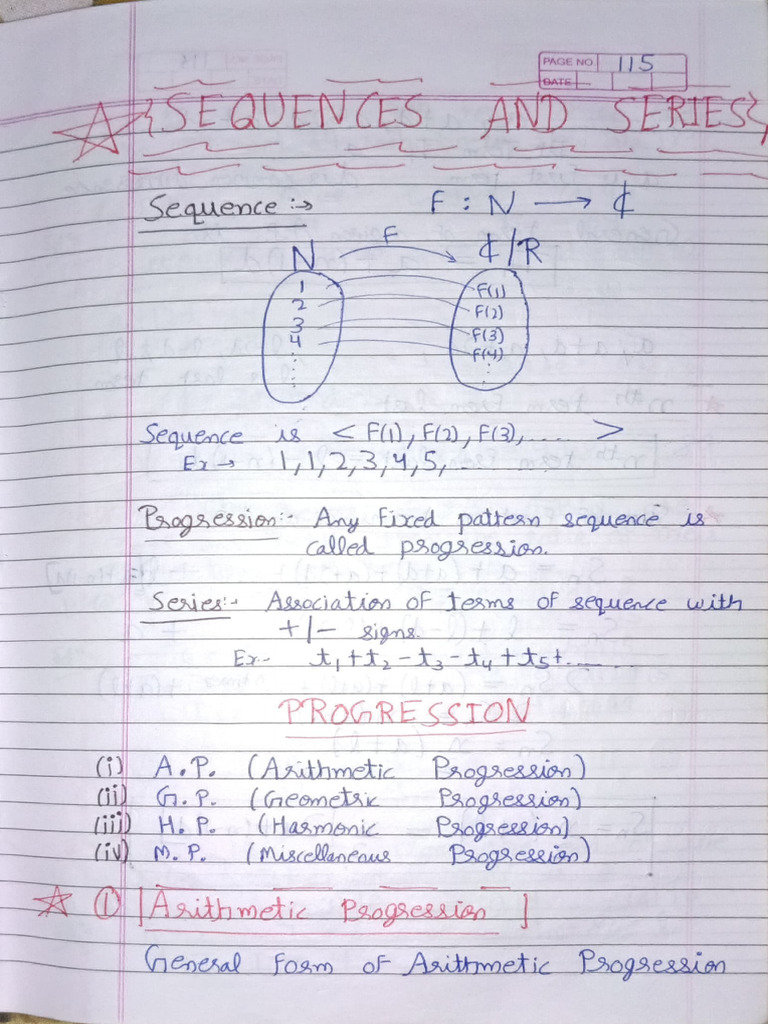 Sequence and Series | PDF