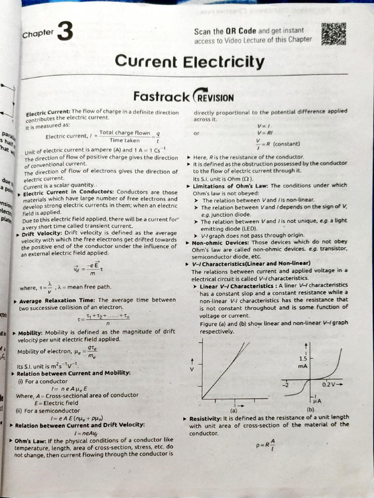 Current Electricity | PDF