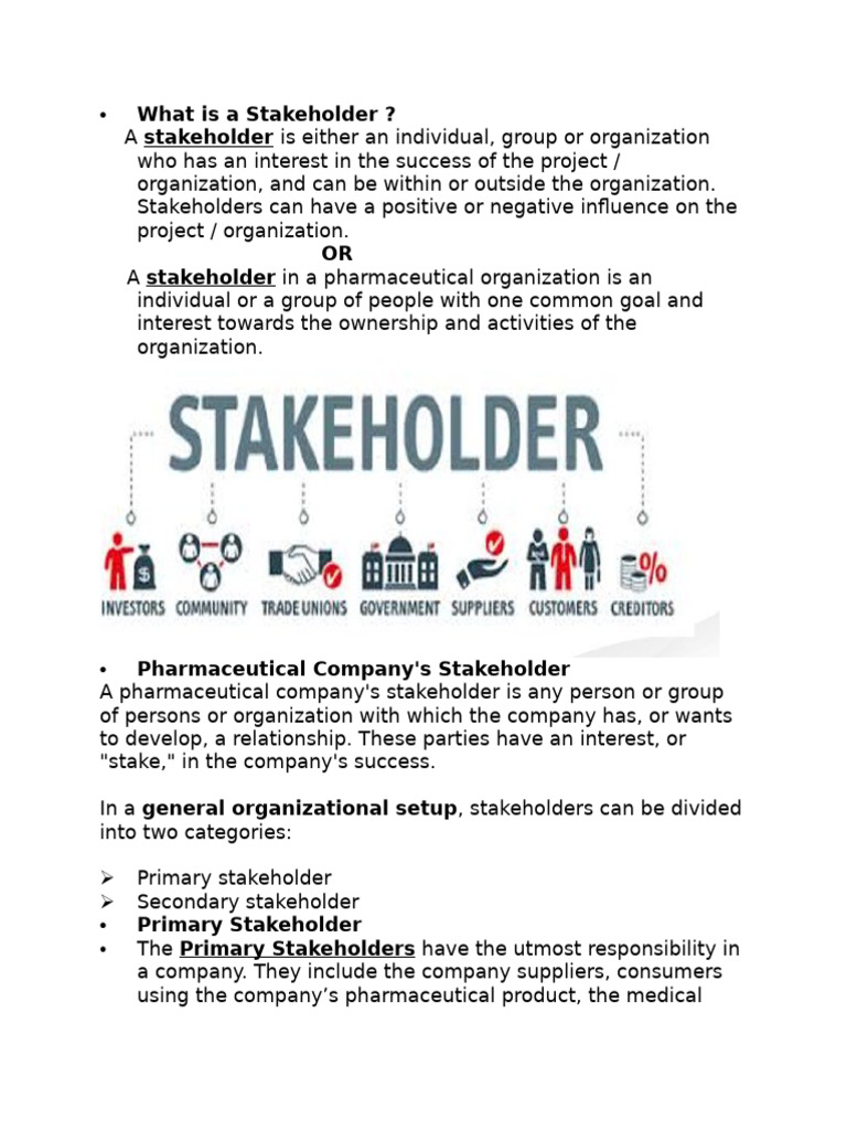 Stakeholders document | PDF