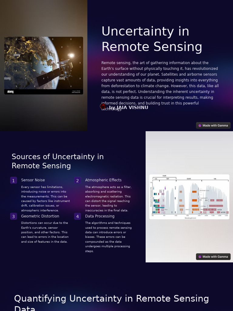 Uncertainty in Remote Sensing | PDF