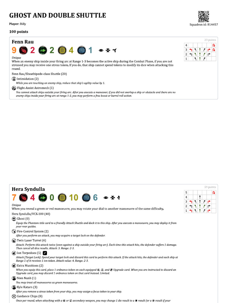 Ghost and Double Shuttles | PDF