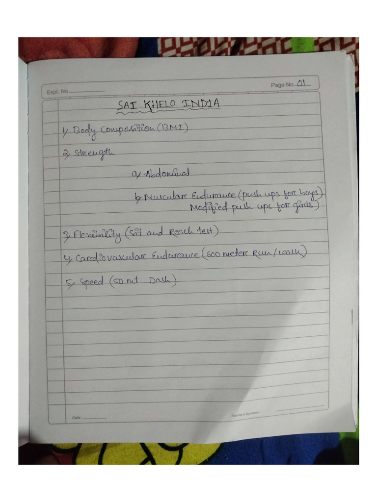 physical education practical part 1 | PDF