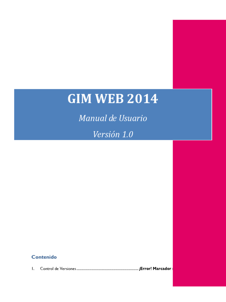 Manual Gimweb | PDF