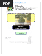 Physical Science Grade 12 NSC November 2021 P1 and Memo | PDF