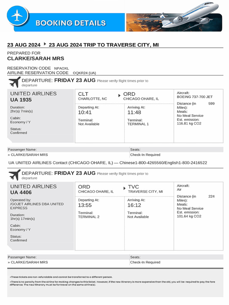 Flight Ticket | PDF