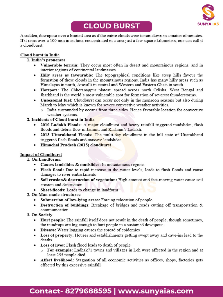 GS 1 _ 3 - Cloud Burst | PDF