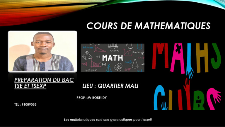 Cours de Mathematiques | PDF