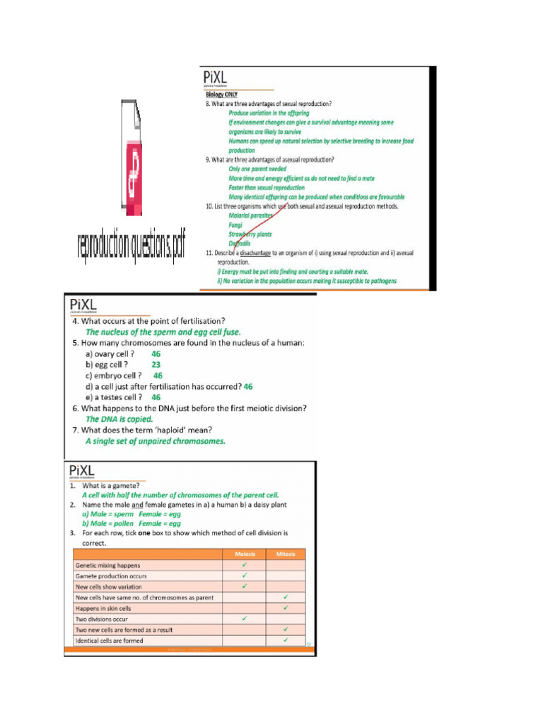 Biology Practice Grade 9 | PDF