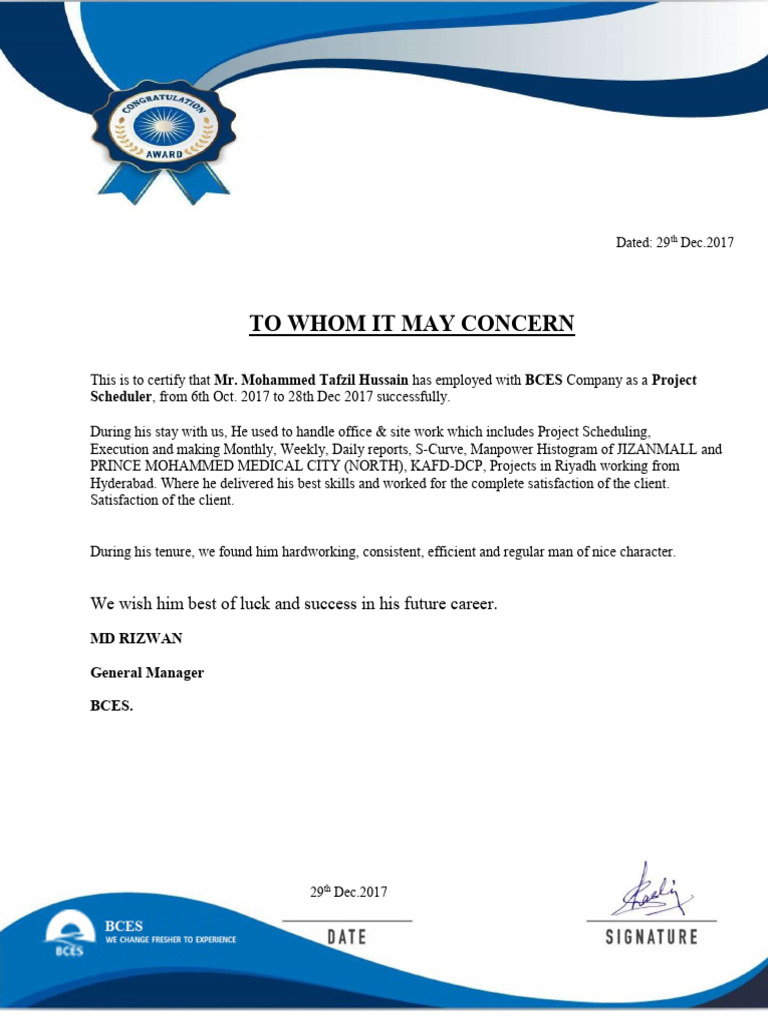 Ppm Certificate | PDF