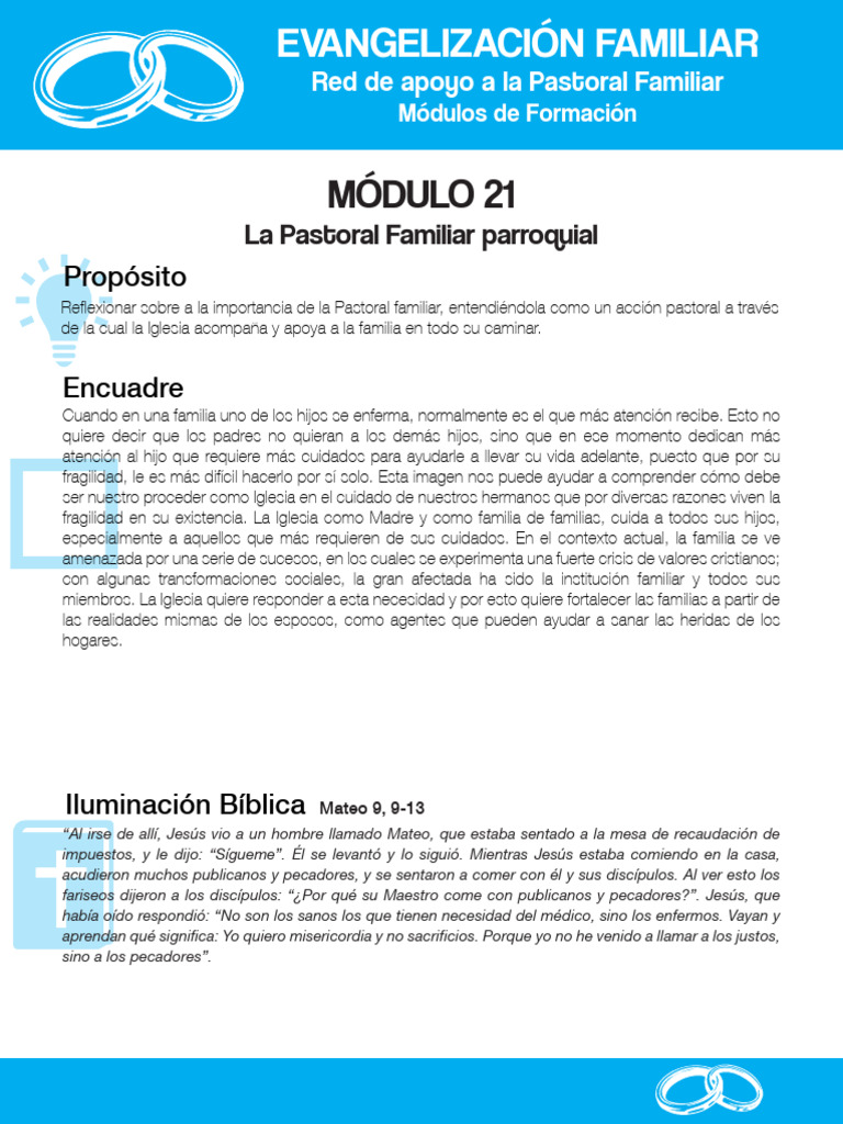 1.m21. Pastoral Familiar | PDF