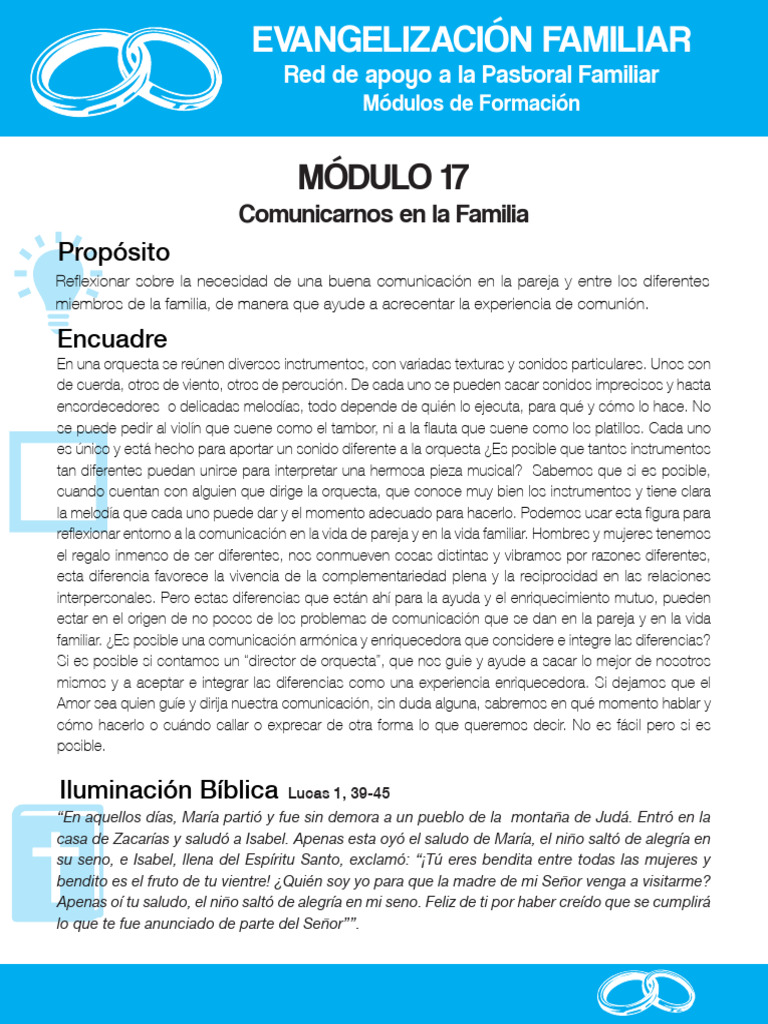 3.m17. Comunicarnos en Familia | PDF