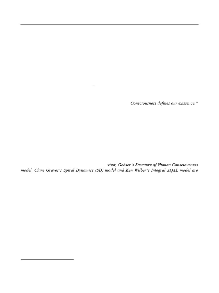 Understanding Human Consciousness | PDF Understanding Human Consciousness | PDF