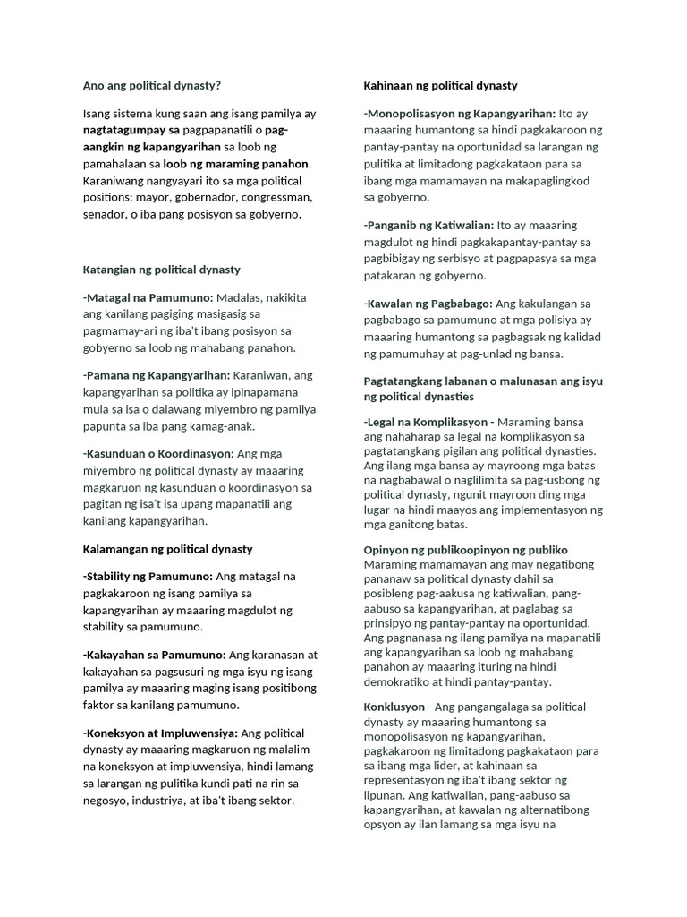 Ap Reviewer 3rd Quarter g10 | PDF