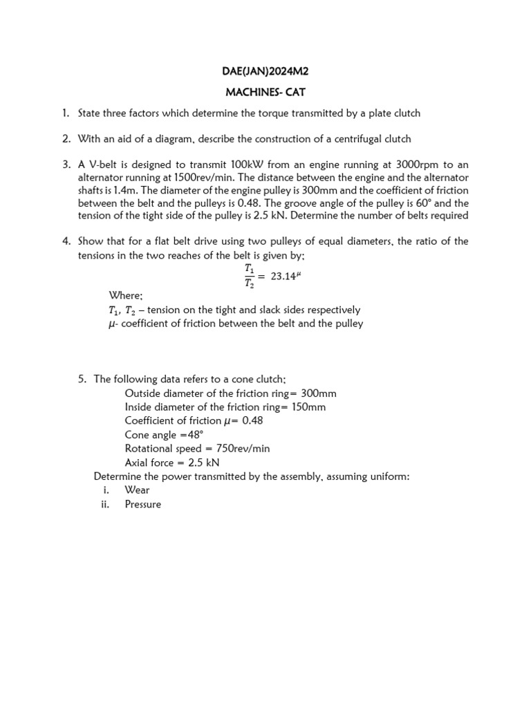 Machines - Dae m2 | PDF