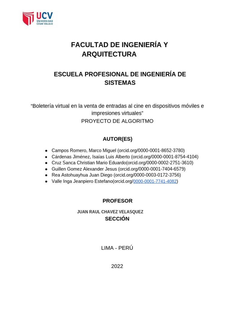 INFORME DE PROGRAMACION | PDF