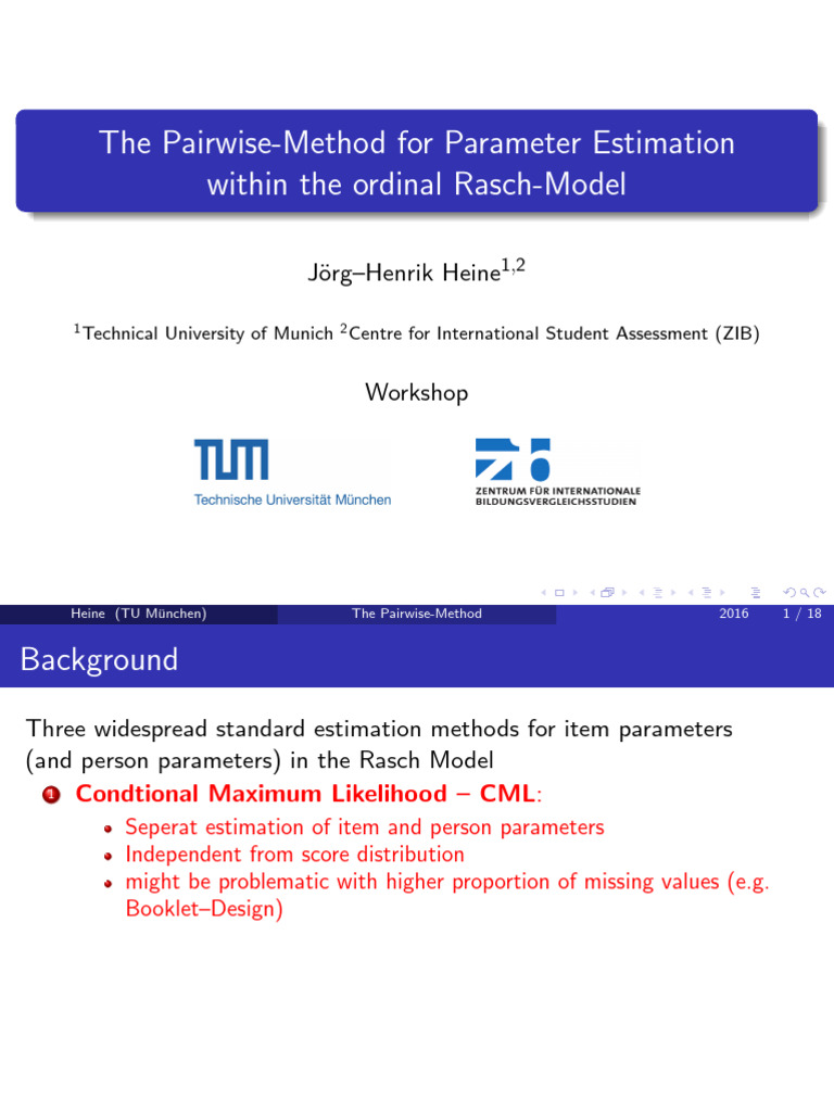 Presentation_PAIRWISE_METHOD | PDF