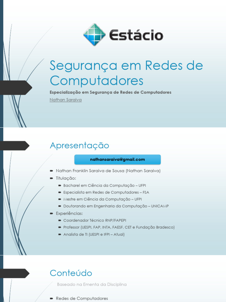 Slides - I-Seg Redes | PDF