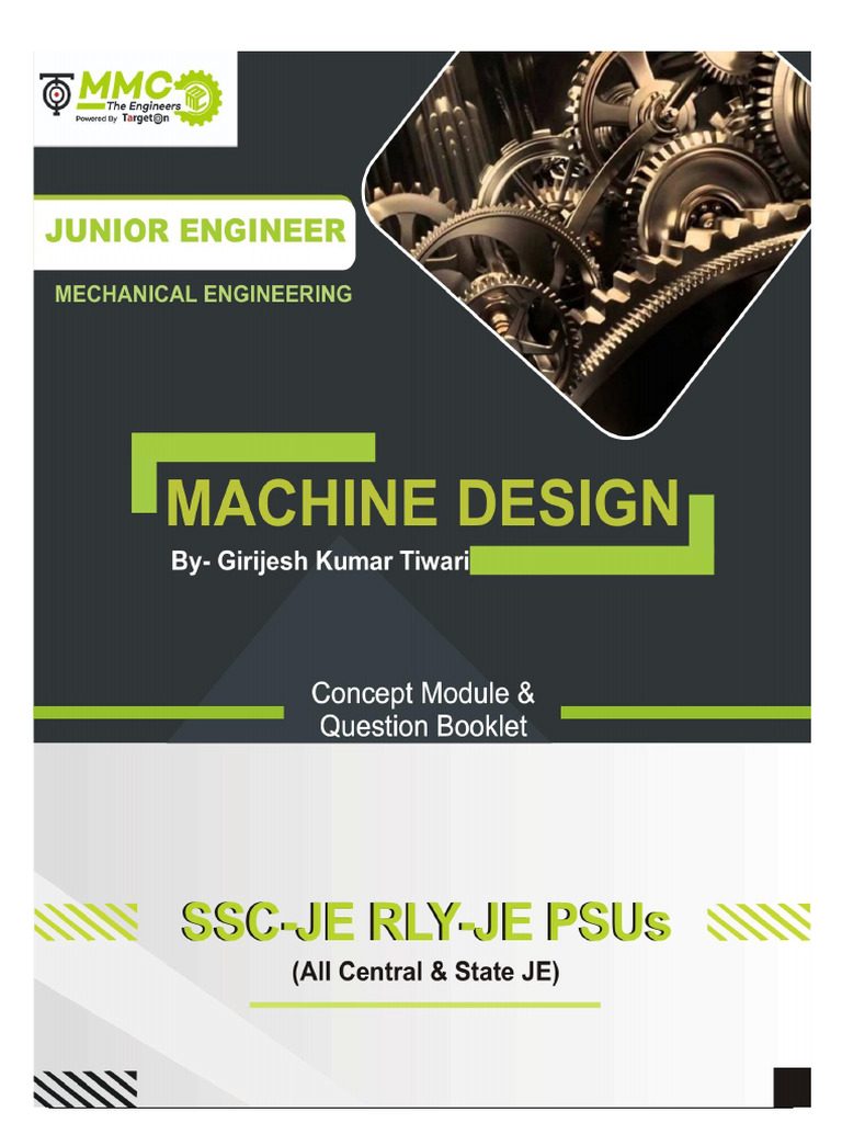 FINAL Machine Design (Booklet) | PDF | Belt (Mechanical) | Strength Of ...
