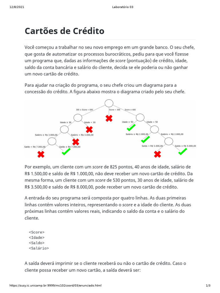 Laboratório 03 | PDF