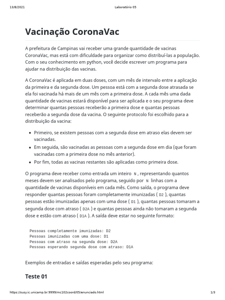 Laboratório 05 | PDF