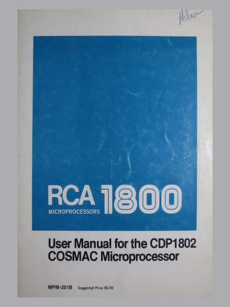 CDP1802 COSMAC Microprocessor | PDF