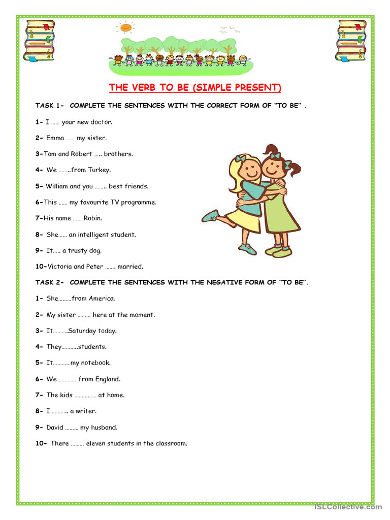 Verb - TO BE | PDF