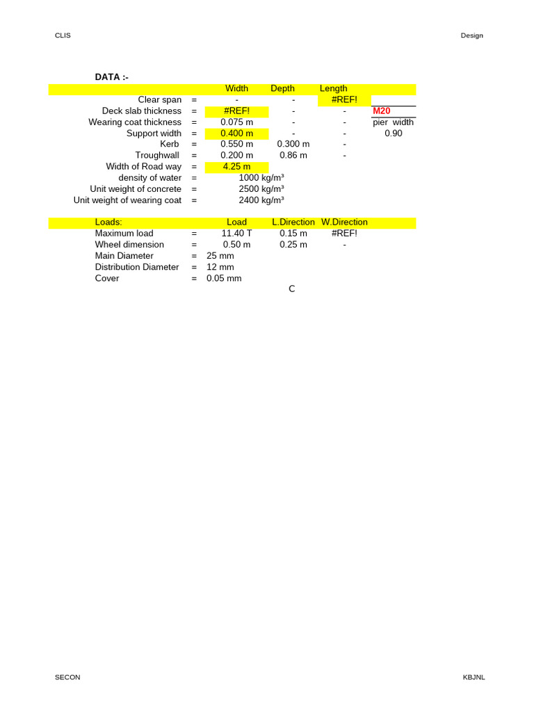 4.design OF ABUTMENT CTC-90+041 - COMP | PDF