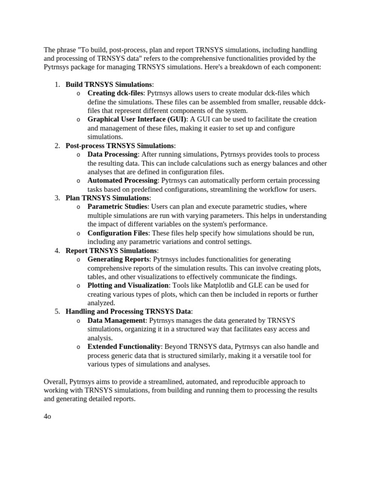 شرح اهداف pytrnsys | PDF