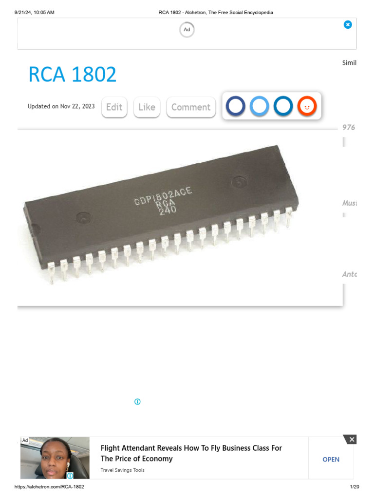 RCA 1802 - Alchetron, The Free Social Encyclopedia | PDF