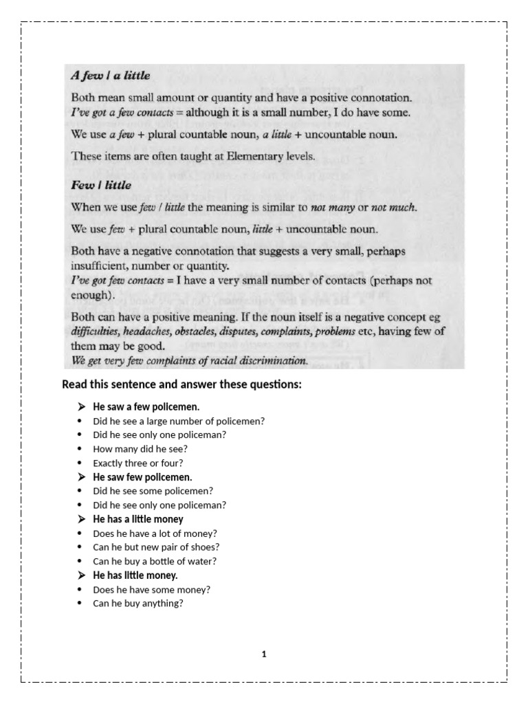 PTE - Grammar Pamphlet 2 | PDF