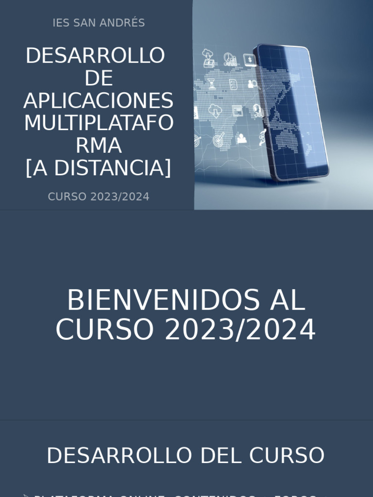 Presentacion Curso DAM online | PDF
