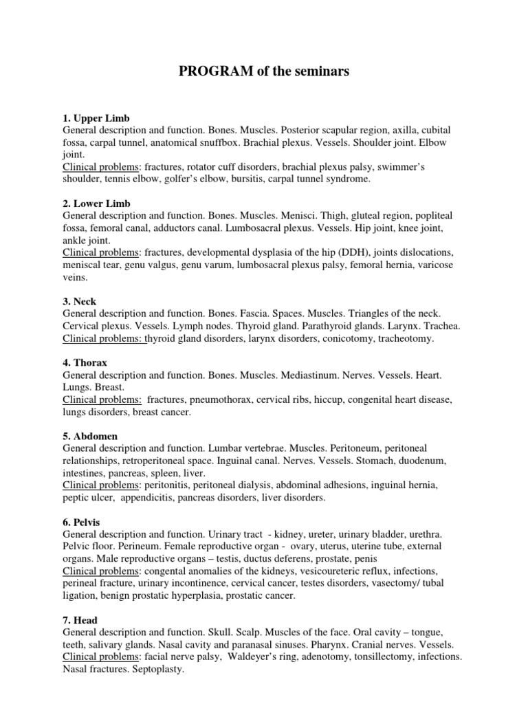 Topographic Anatomy 03 MED | PDF | Neck | Abdomen