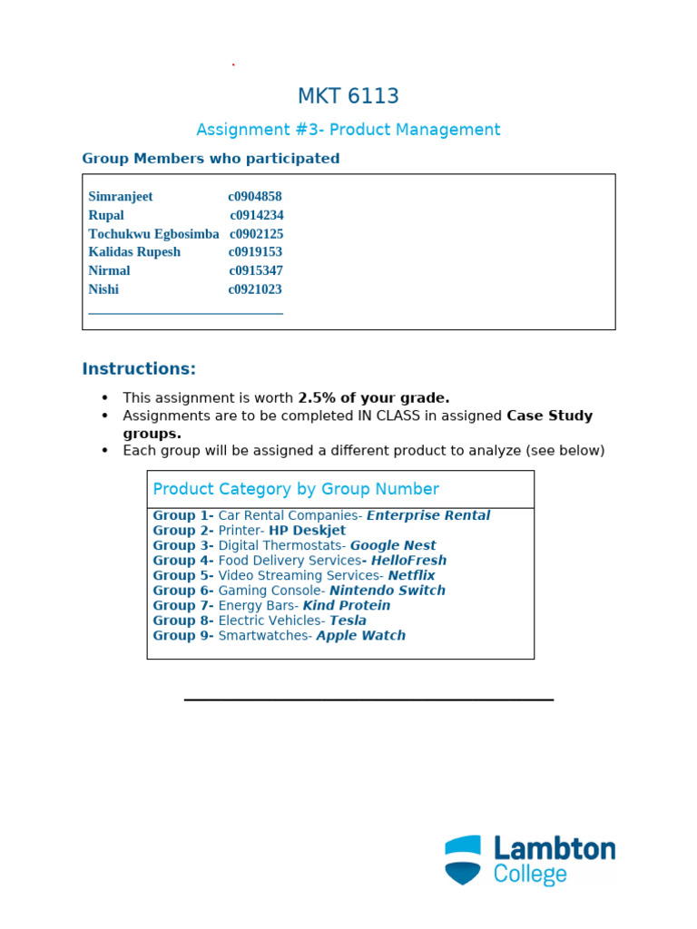 Assignment #3 - Product Life Cycle GROUP A-8 | PDF