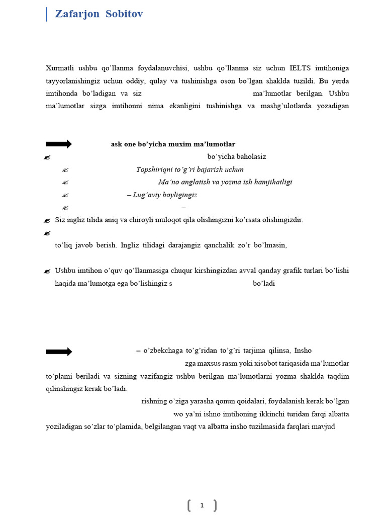 task 1 by zafar sobitov | PDF