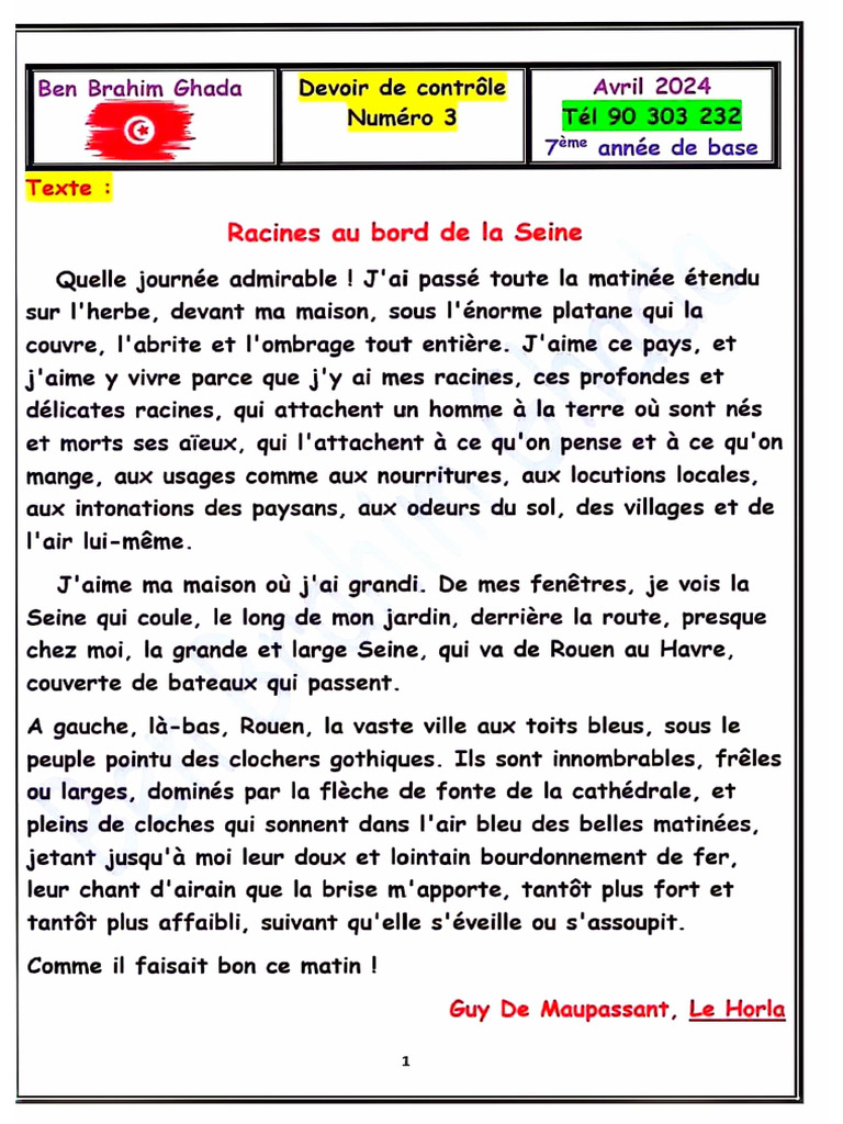 Evaluation 8 Ème | PDF