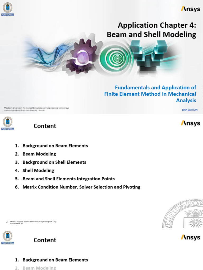 AC04 - Beam - and - Shell - Modeling | PDF