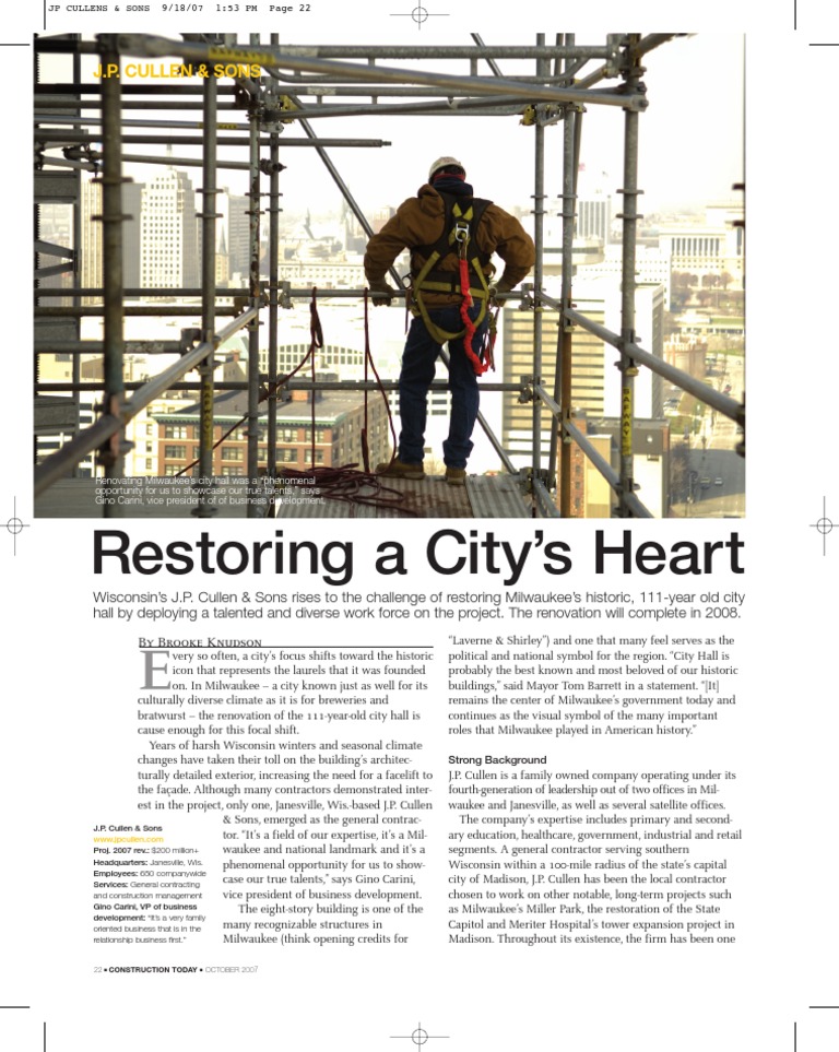 Construction Today Magazine | PDF | Milwaukee | Business