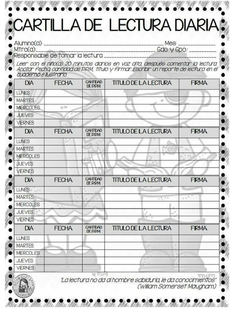Cartilla de Lectura Diaria | PDF