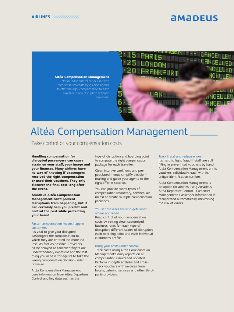Amadeus Altea Compensation Management | PDF