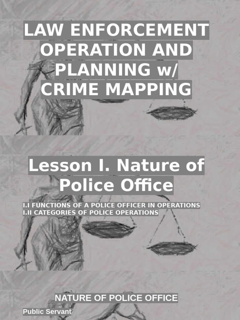 Law Enforcement Operation | PDF